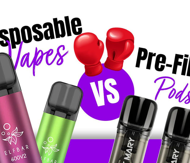 Pre-Filled Pods vs Disposable Vapes – Prime Vapes UK