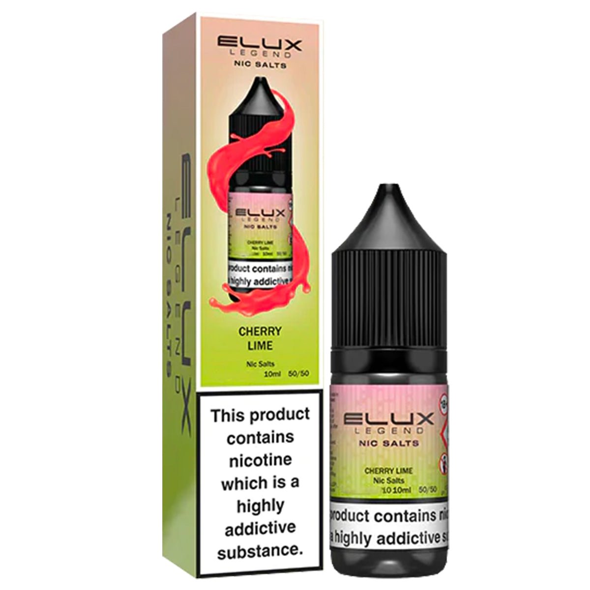 Cherry Lime 10ml Nic Salt E-liquid By Elux Legend – Prime Vapes UK