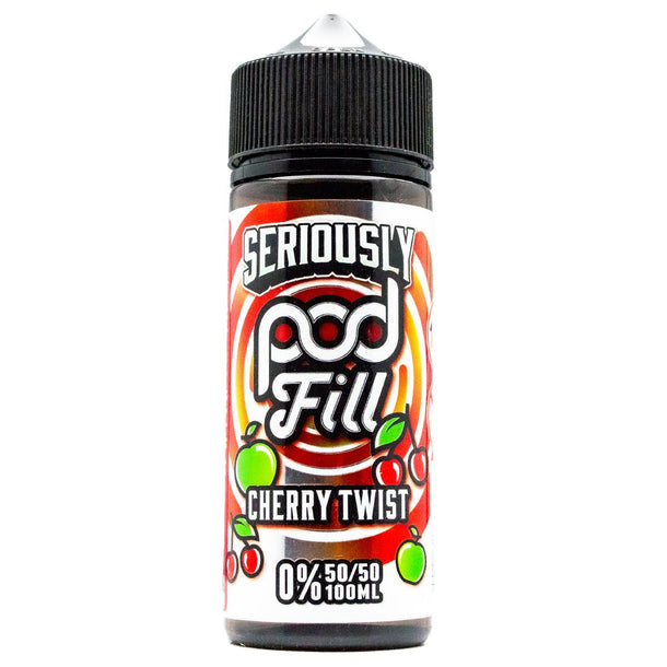 Cherry Twist 100ml Shortfill By Seriously Pod Fill – Prime Vapes UK
