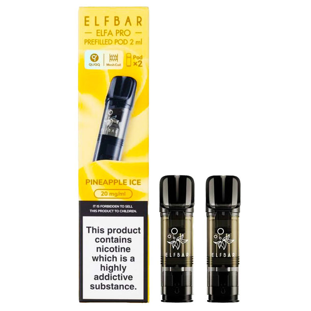 Pineapple Ice Elfa Pro Prefilled Pod by Elf Bar – Prime Vapes UK