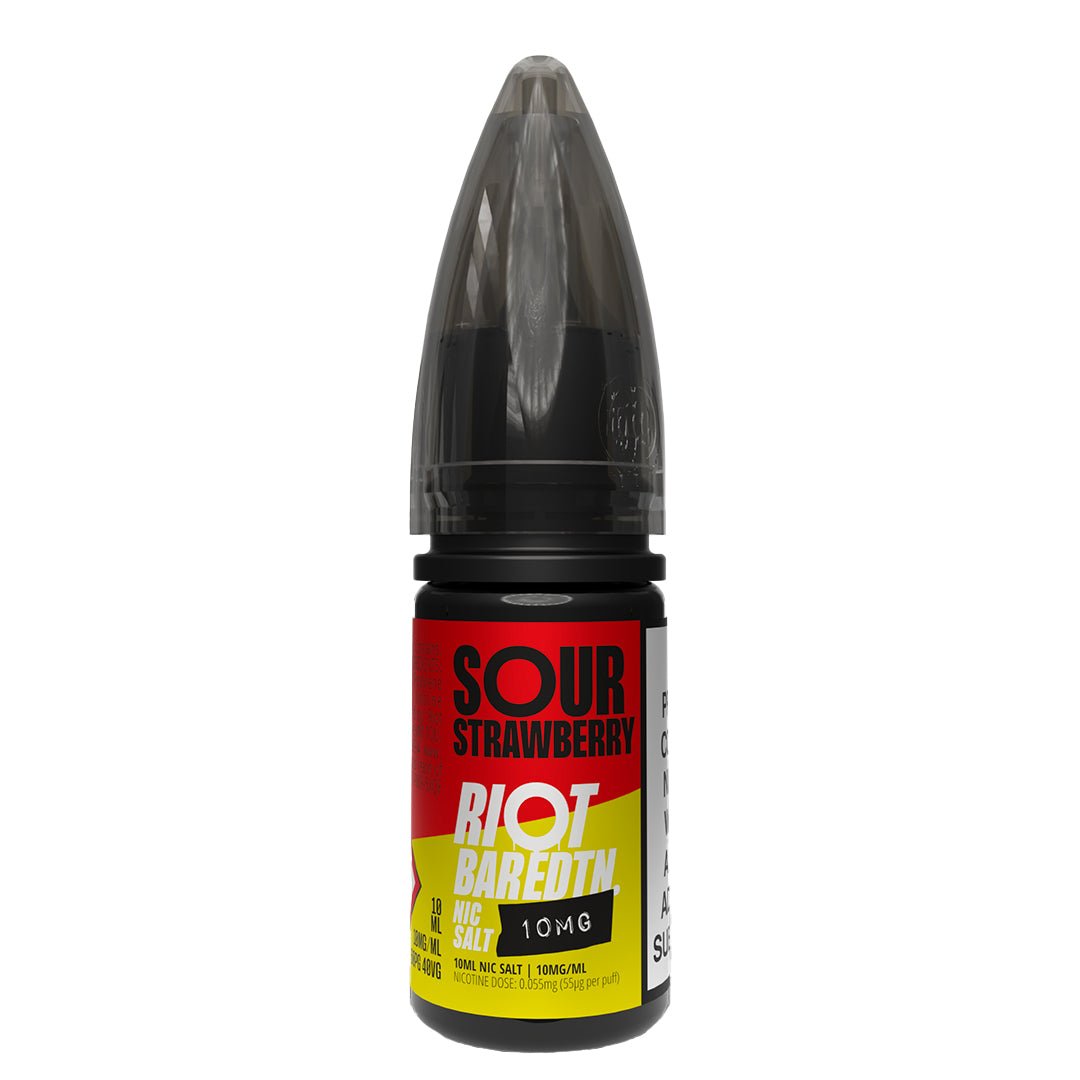 Sour Strawberry BAR EDTN 10ml Nic Salt By Riot Squad – Prime Vapes UK