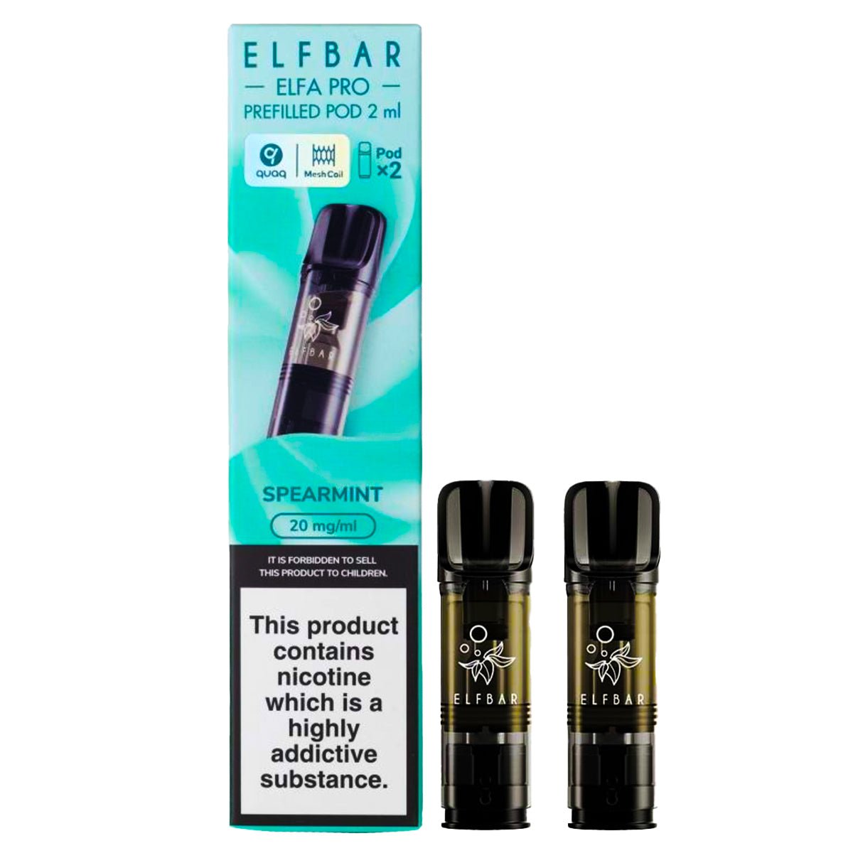 Spearmint Elfa Pro Prefilled Pod by Elf Bar – Prime Vapes UK
