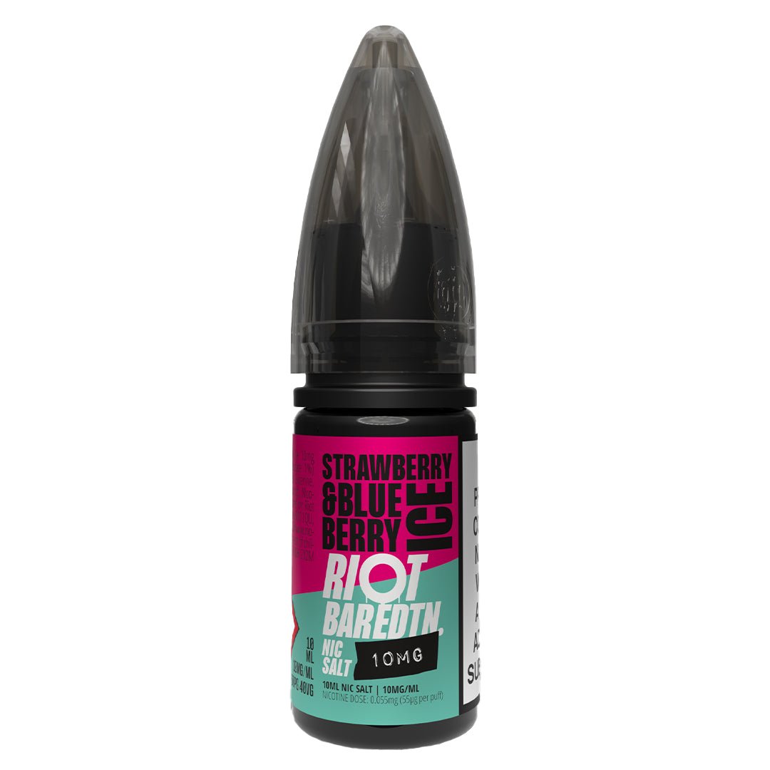 Strawberry & Blueberry Ice BAR EDTN 10ml Nic Salt By Riot Squad – Prime ...